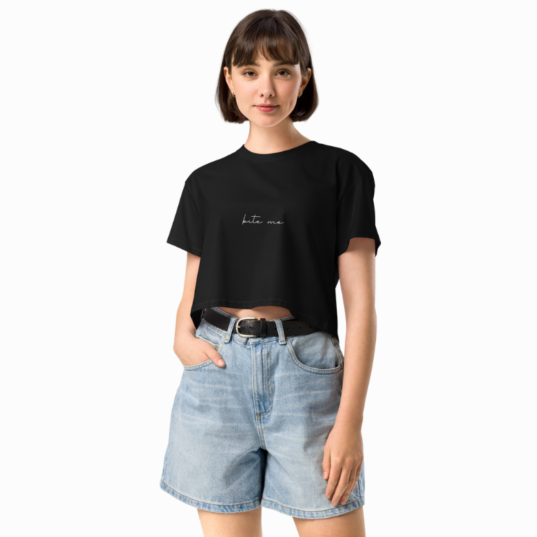 Bite Me Crop Top | Decorum