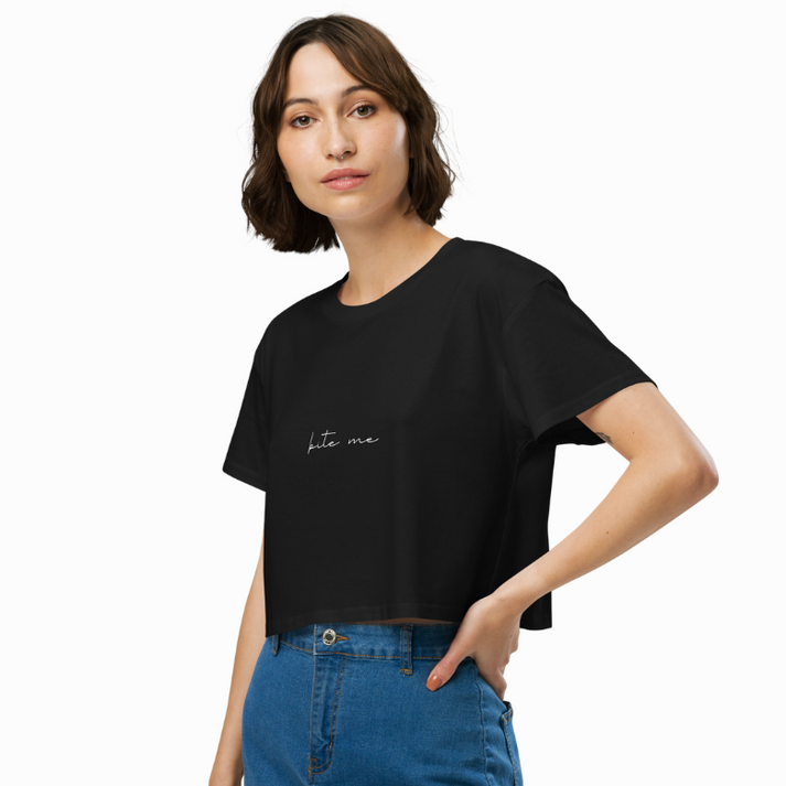 Bite Me Crop Top | Decorum